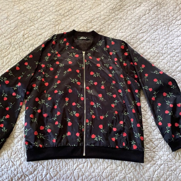 Motel Rocks | Jackets & Coats | Rose Bomber Jacket | Poshmark